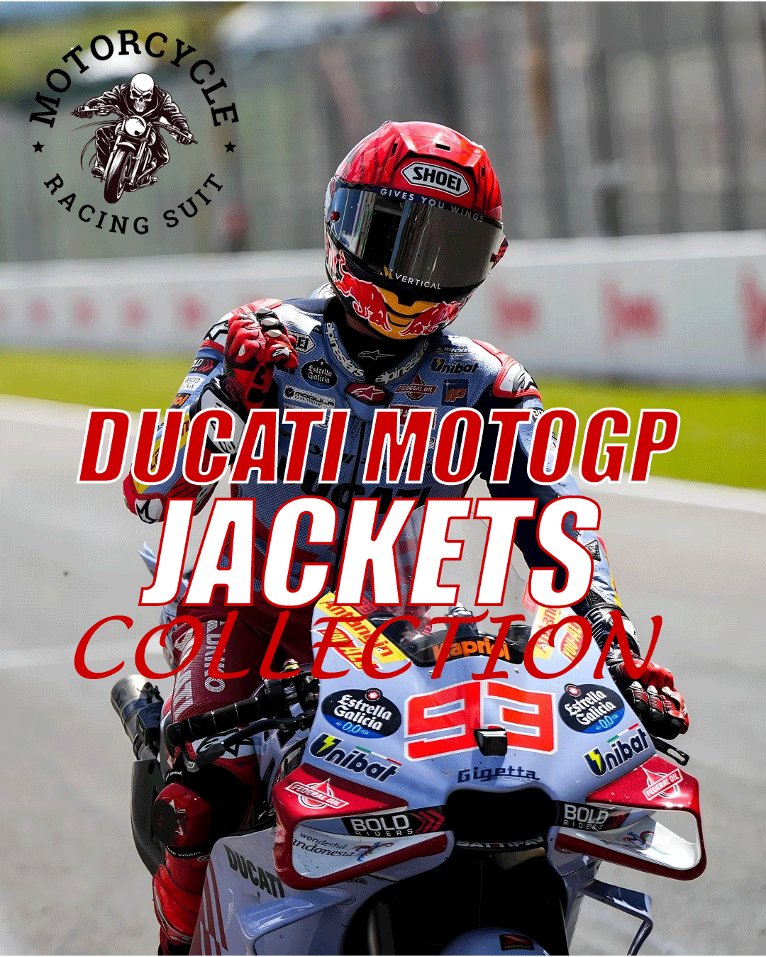 Ducati Leather Jacket & MotoGP Racing Jacket for Sale | MRS Collection ...