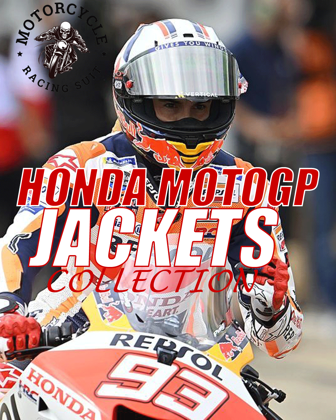 Honda Racing Jacket for Sale | Motorcycle Leather Jacket | Moto Jacket ...